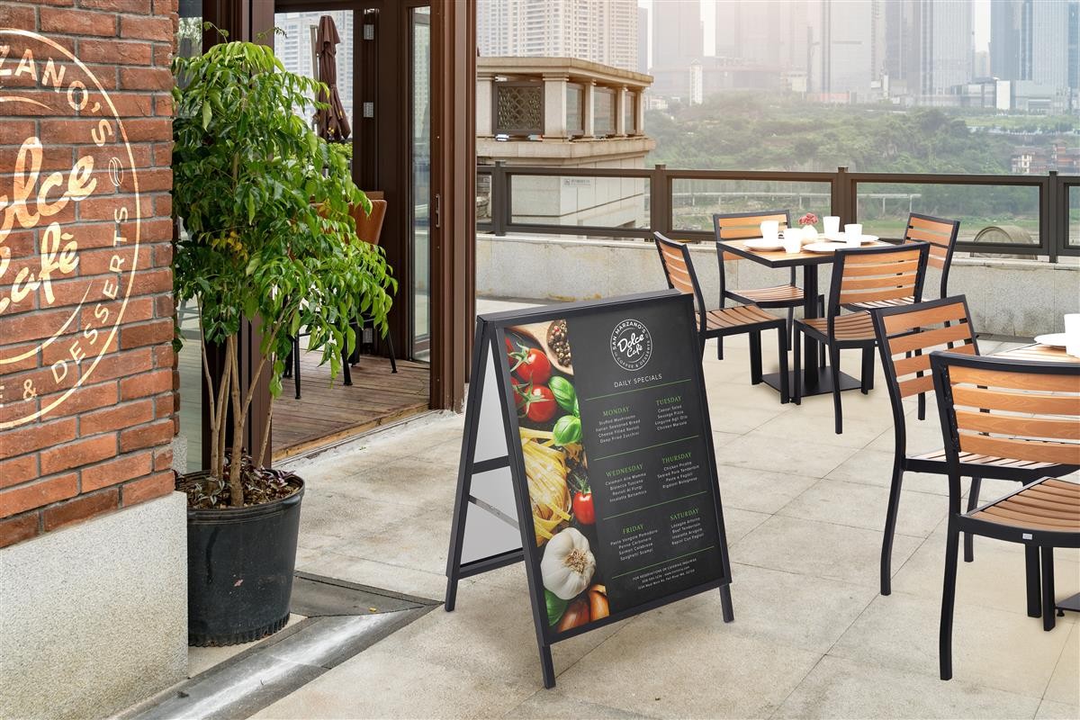 Steel Sandwich Board A Frame-Ningbo Penglong Display Equipment Co.,Ltd